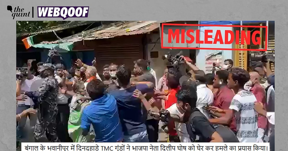 Fact-Check | Old Video of BJP's Dilip Ghosh Being Attacked in West Bengal Peddled as Recent