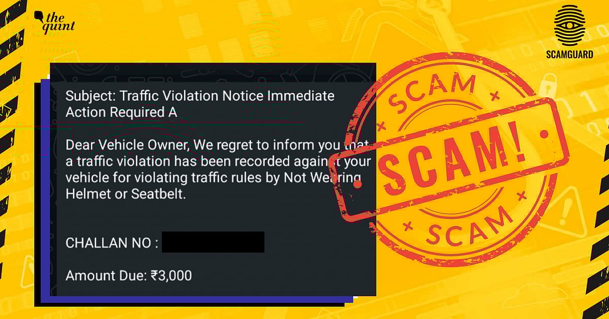 Fake E-Challan Scam: Here's How an APK File Can Hijack Your Phone