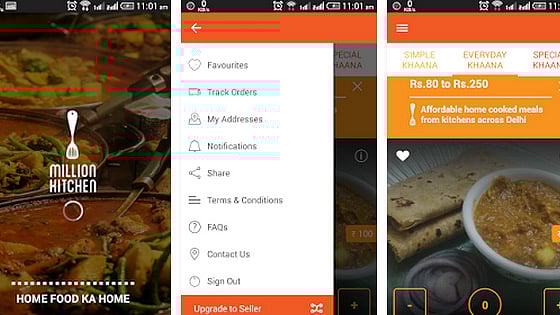 ‘Million Kitchen’ App Brings Home Cooked Meals at Your Doorstep