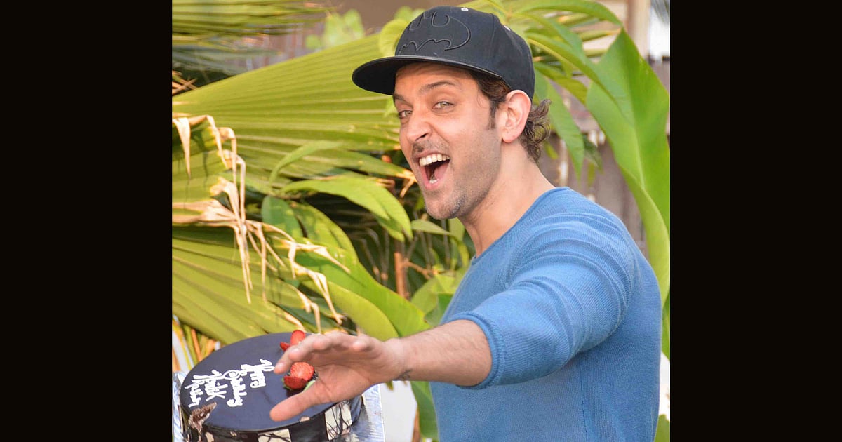 Hrithik Roshan Gets Animated for His Birthday Photo Op