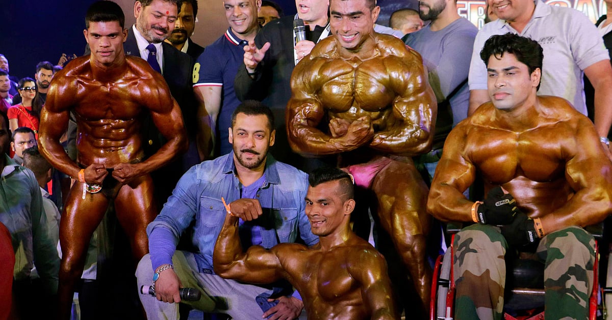In Pics: Salman Khan Adds Muscle to a Body Building Championship