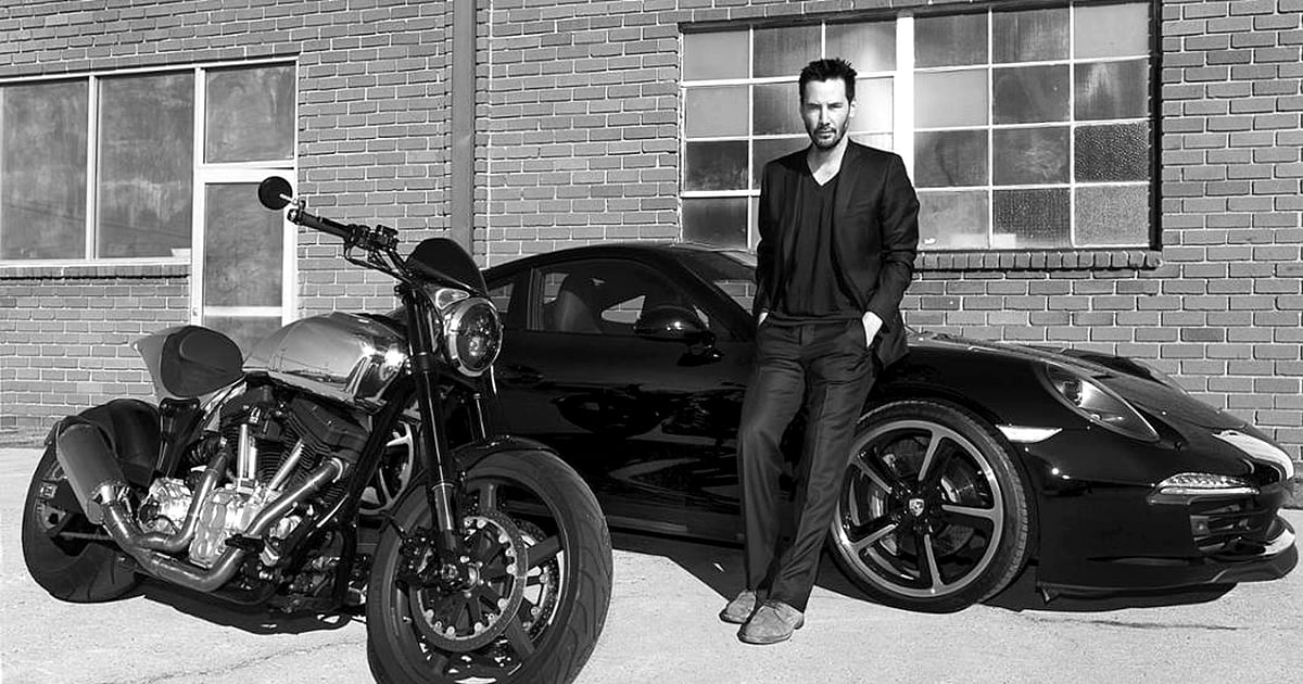 In His Own Matrix, Keanu Reeves is the Boss of the Porsche