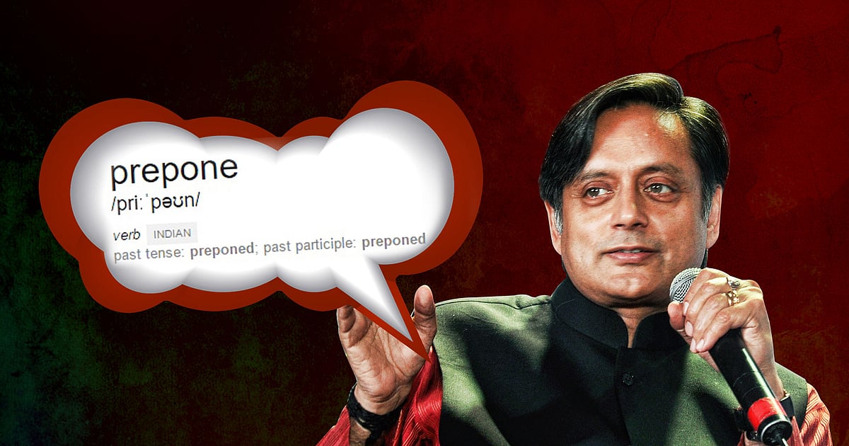 Shashi Tharoor on Hinglish and How He Thinks He Coined ‘Preponed’