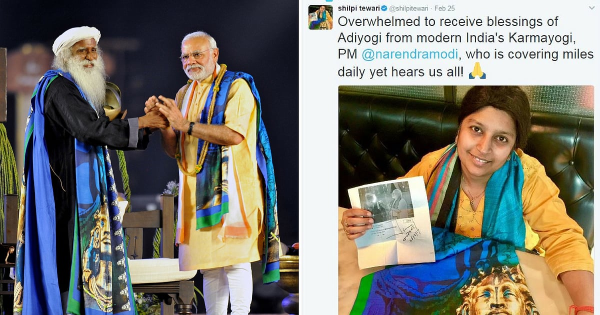 The Truth Behind The Modi Fan Who Received a Shiva Stole As A Gift