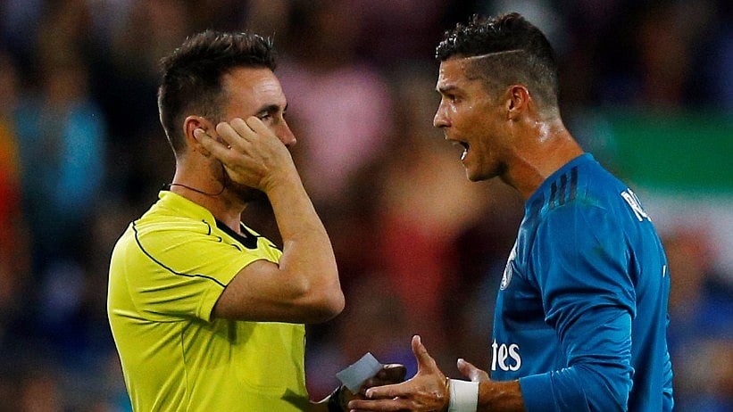 Cristiano Ronaldo Banned For Five Matches For Pushing Referee