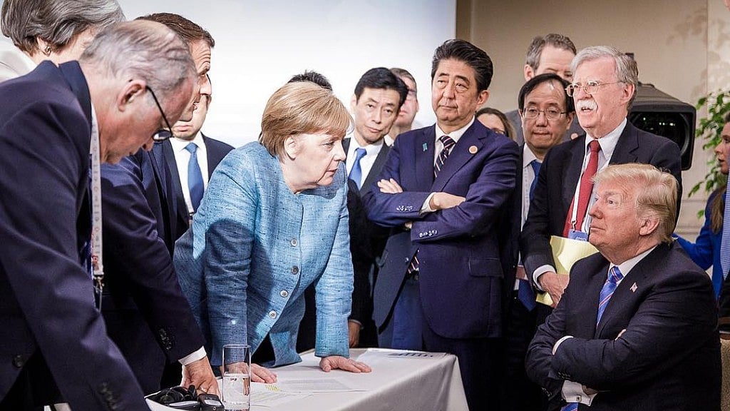 Funny captions and memes for Trump-Merkel’s G7 summit photo are going ...