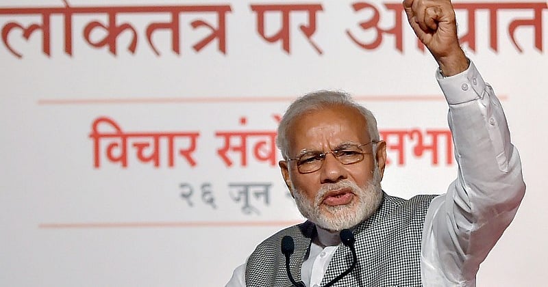 1975 Emergency Anniversary: PM Narendra Modi Attacks Congress and ...