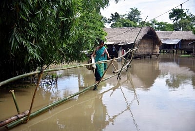 116 Assam villages flooded after excess water released from dam