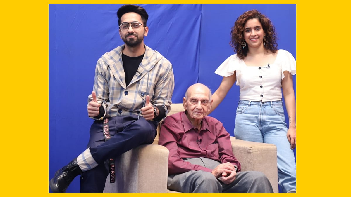 Ayushmann Khurrana & Sanya Malhotra Meet Sexpert Dr. Mahinder Watsa