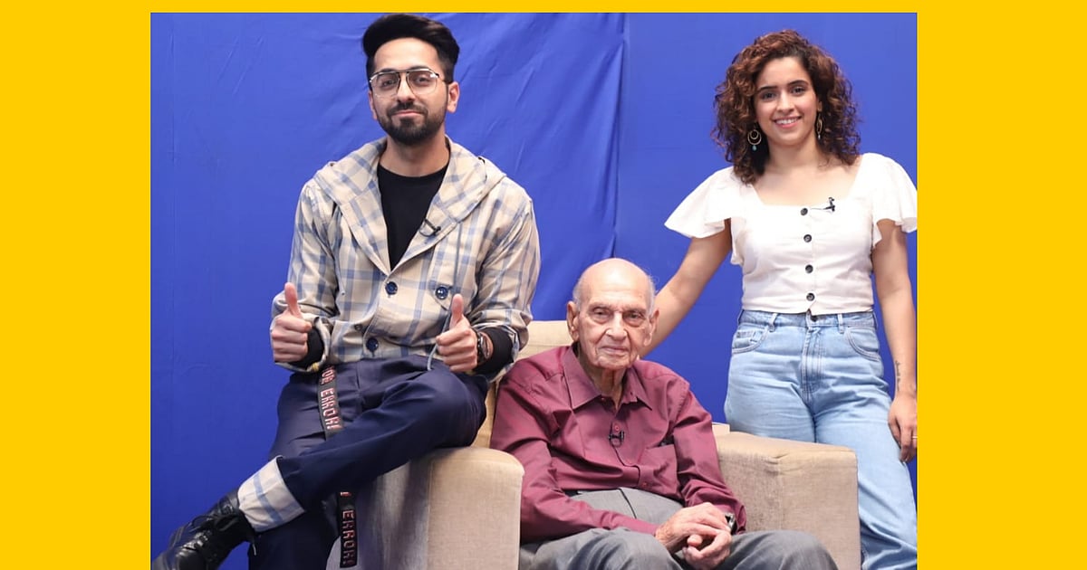 Ayushmann Khurrana & Sanya Malhotra Meet Sexpert Dr. Mahinder Watsa