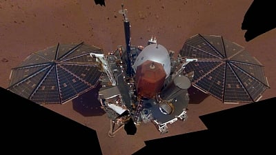 NASA's InSight sends back first selfie on Mars