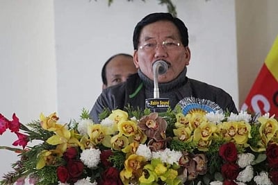 Sikkim CM Chamling files nomination from two seats