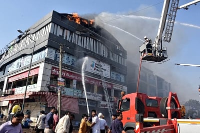 Devastating fire in Surat building claims 20 lives