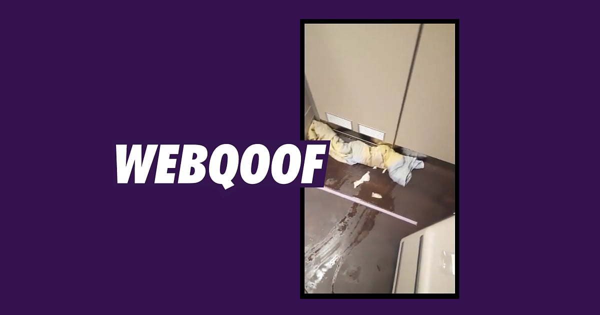 Old Video Shared as Dirty Cabin of Air India with Haj Pilgrims