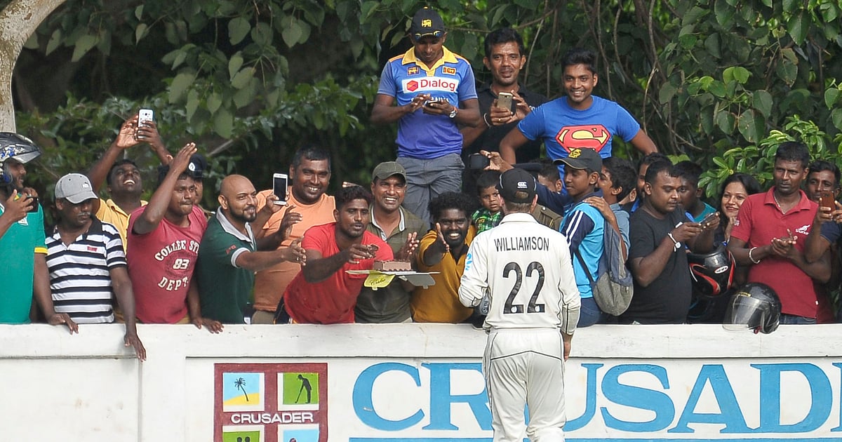 Watch: Birthday Boy Kane Williamson Celebrates With Sri Lankan Fans