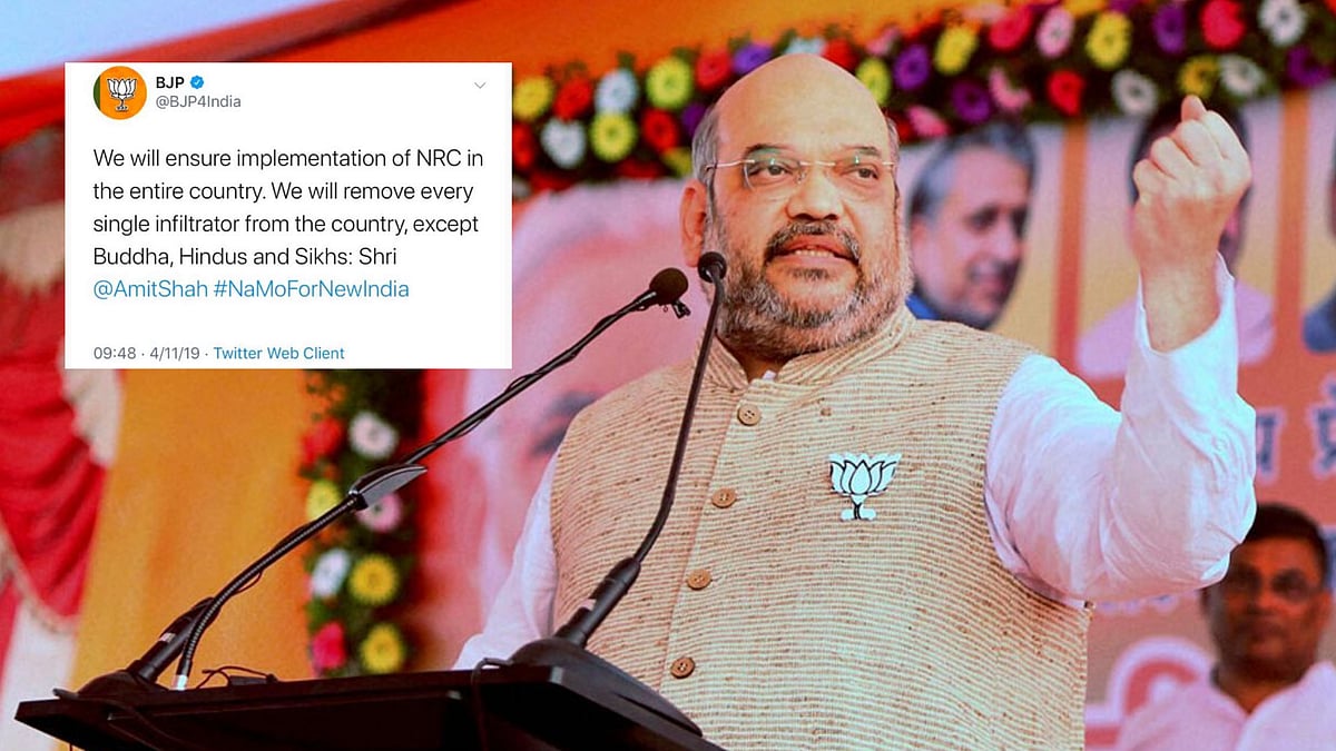BJP Twitter Account: BJP Deletes Its Tweet on NRC as Nationwide ...