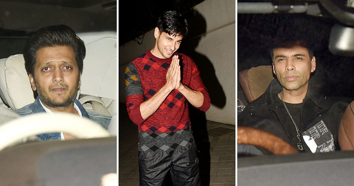 Sidharth Malhotra Celebrates B’Day With Karan Johar, Riteish Deshmukh