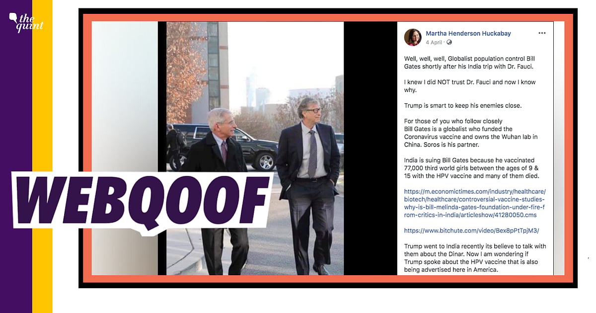 Fact Check Of India Suing Bill Gates Over Vaccination Deaths? No, Viral ...