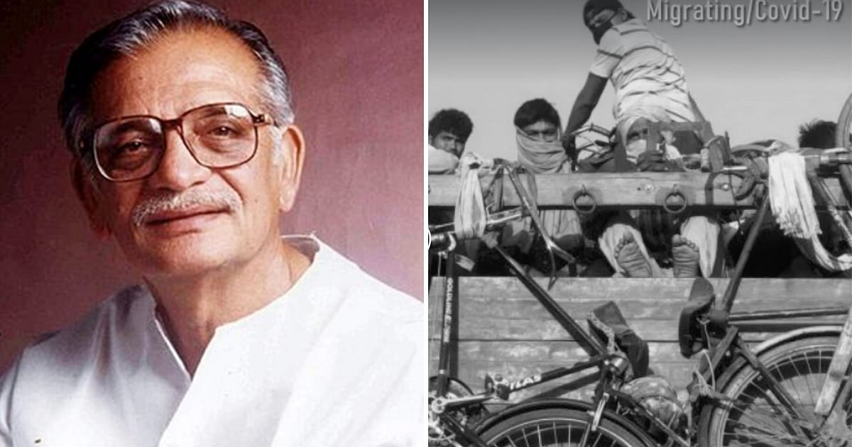 Veteran Lyricist, Writer and Director Gulzar Pens Moving Poem on Plight ...