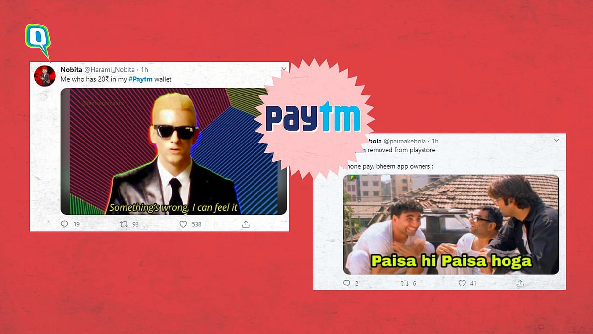 Google removed Paytm app from Play Store: Twitter Mourns With Memes ...