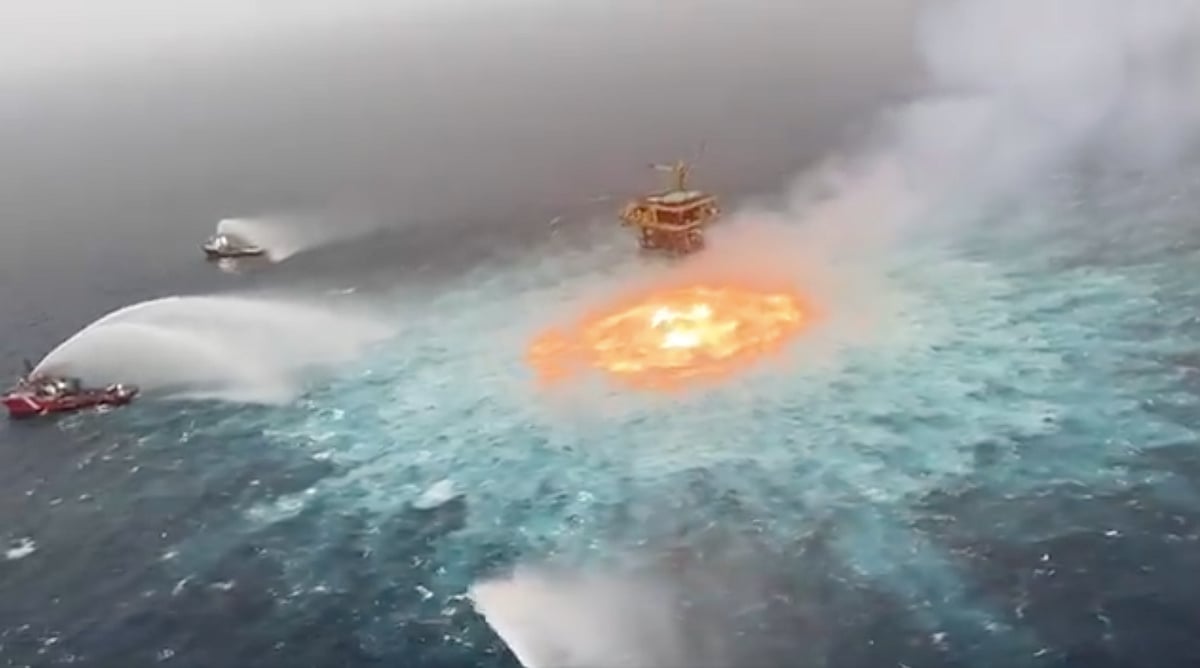 'Ocean on Fire': Oil Firm Pemex Says Blaze in Mexican Waters Snuffed Out