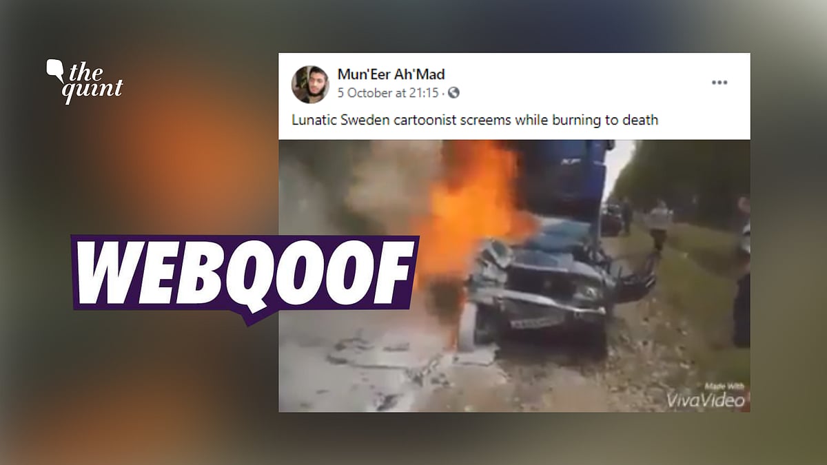 Fact Check | No, This Video Doesn't Show Swedish Cartoonist Lars Vilks ...