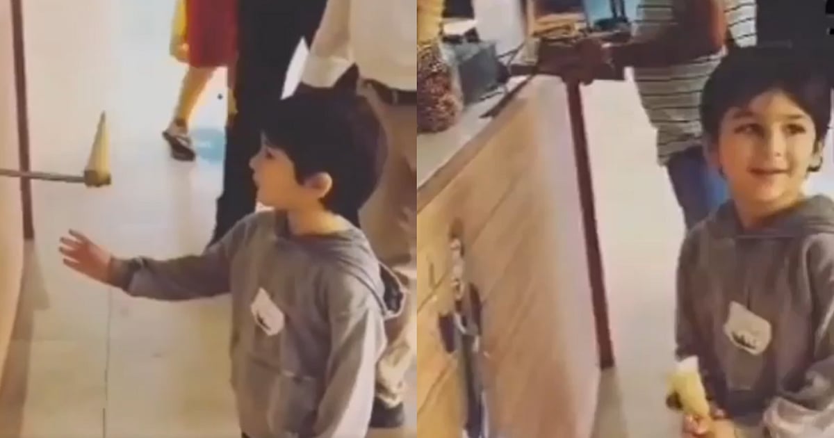 Fans Loved This Adorable Video of Taimur Getting Tricked by a Turkish ...