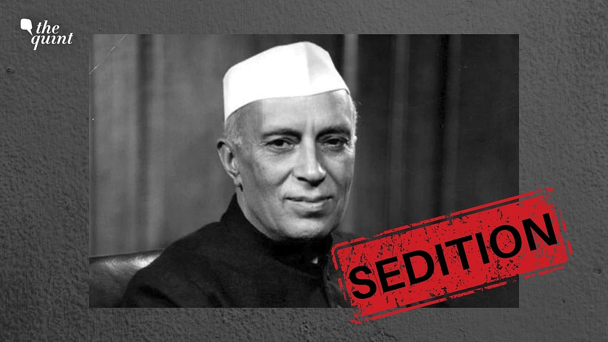 'Sedition Law Is Highly Obnoxious': Here's What Nehru & Gandhi Had ...