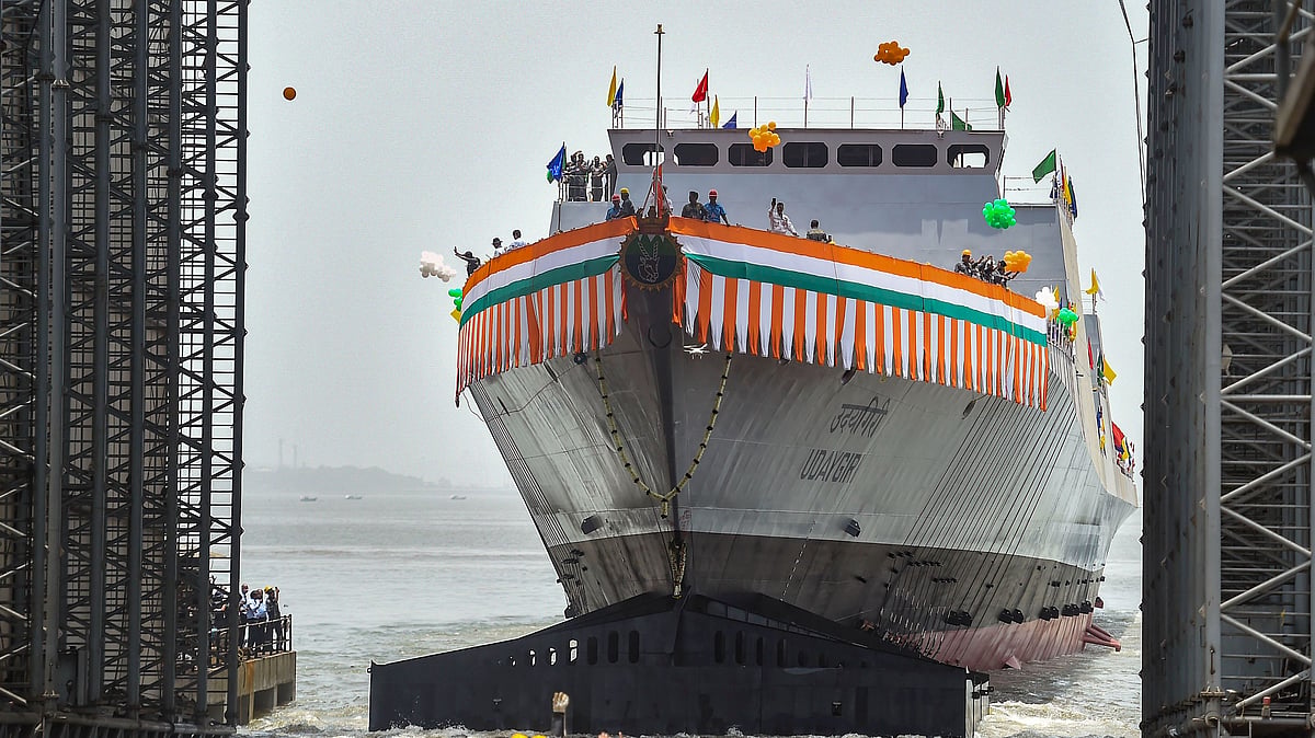 Defence Minister Rajnath Singh Launches 2 Indigenous Indian Navy ...