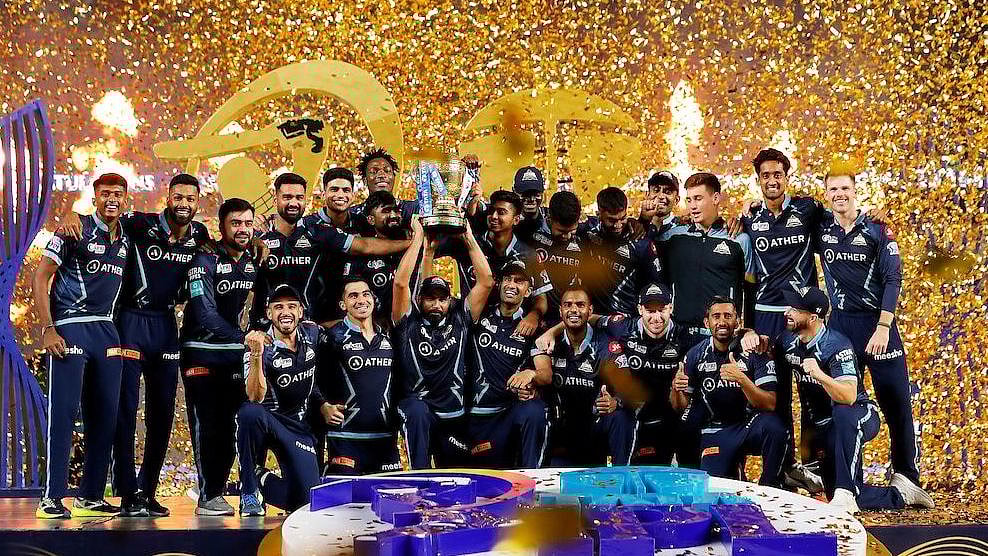 A Photo Gallery of Post-match Scenes After IPL 2022 Final