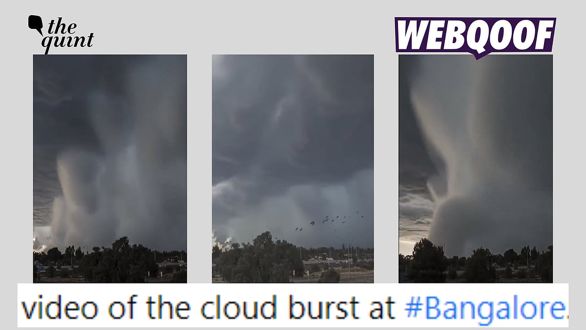 Fact-check | Old Time-Lapse Video of Storm From Australia Shared as 'Cloudburst in Bengaluru'