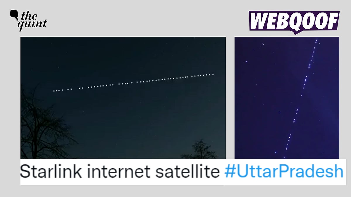 Fact-check | Old Visuals of SpaceX Starlink Satellite Passed Off as ...