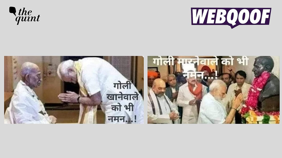 Fact-Check: Image Shows PM Modi Paying Tribute to Deen Dayal Upadhyaya, Not Nathuram Godse