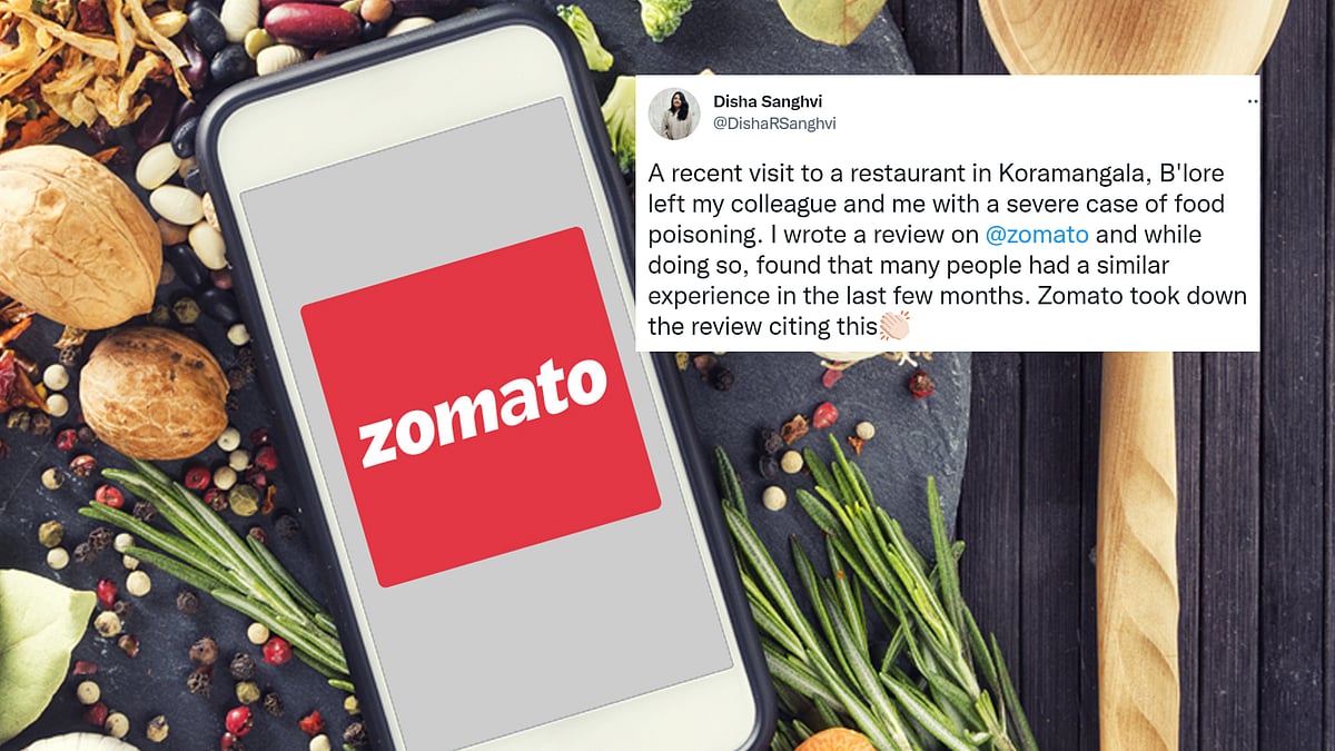 Zomato Restores Deleted Review About Food Poisoning; CEO Thanks Reviewer