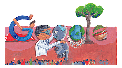 Google Doodle Features Shlok Mukherjee’s Doodle4Google Art; See the ...
