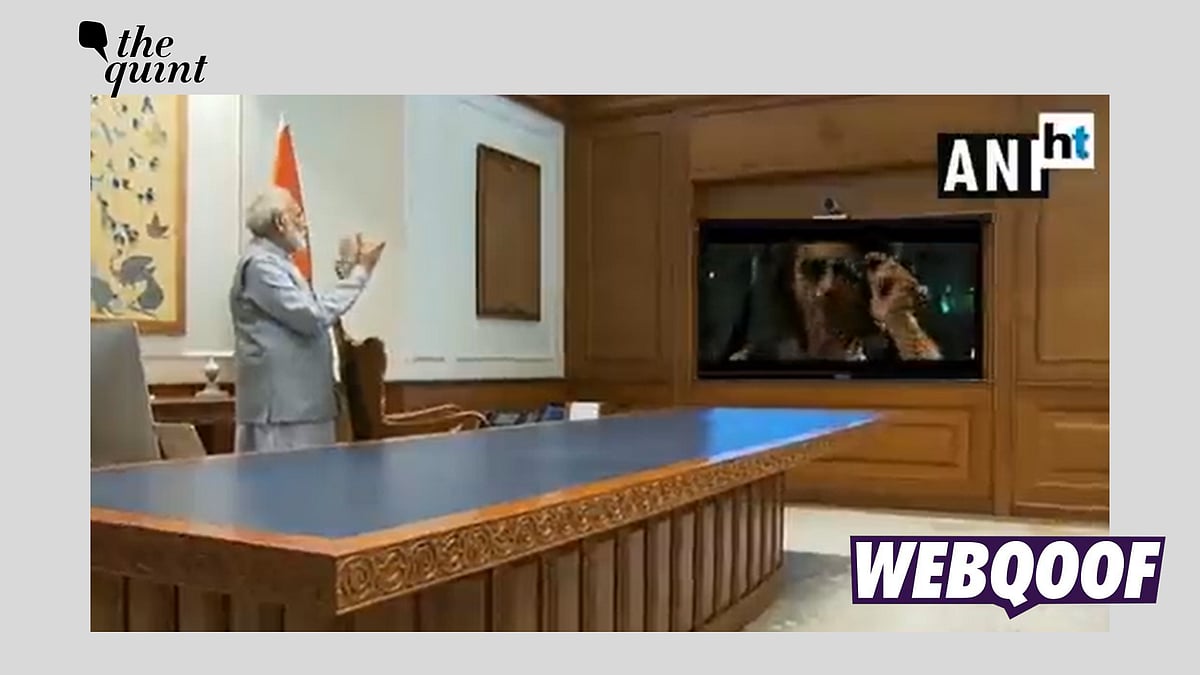 Fact-check | Is PM Modi Applauding Pathaan's Trailer? No, this Video Is ...