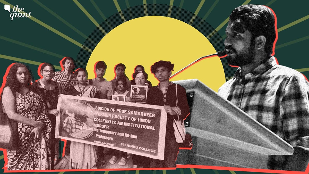 DU Ad Hoc Teacher Suicide: Students, Colleagues, Family Claim Samarveer ...