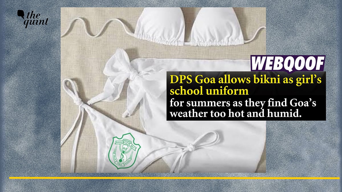 Fact Check of DPS Goa Bikini Uniform News: Satirical Post About DPS Goa ...