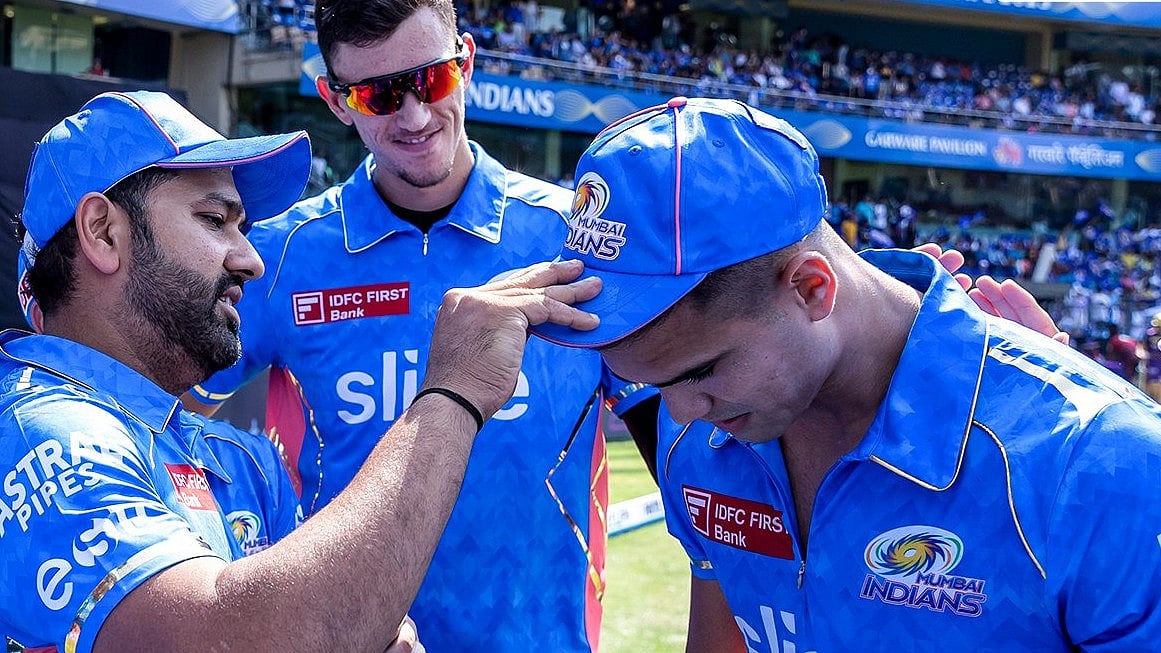 In Photos: Arjun Tendulkar Makes His IPL Debut for Mumbai Indians