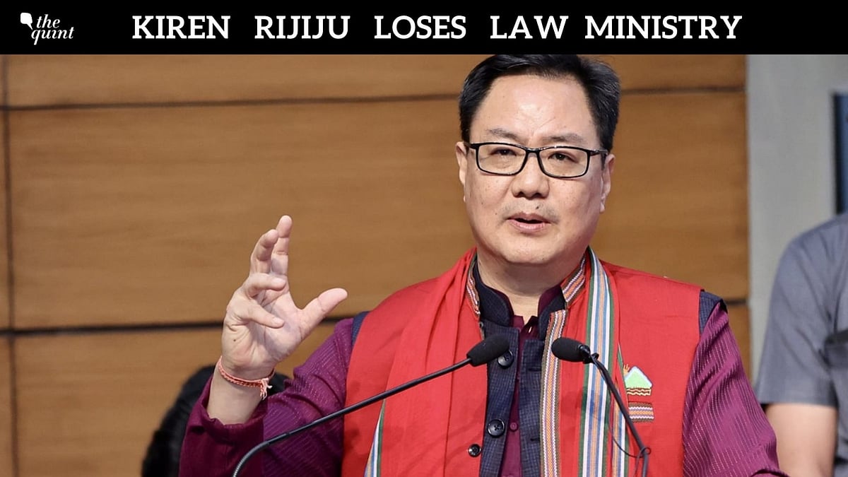 Kiren Rijiju Moved From Law Ministry, Arjun Ram Meghwal To Replace Him