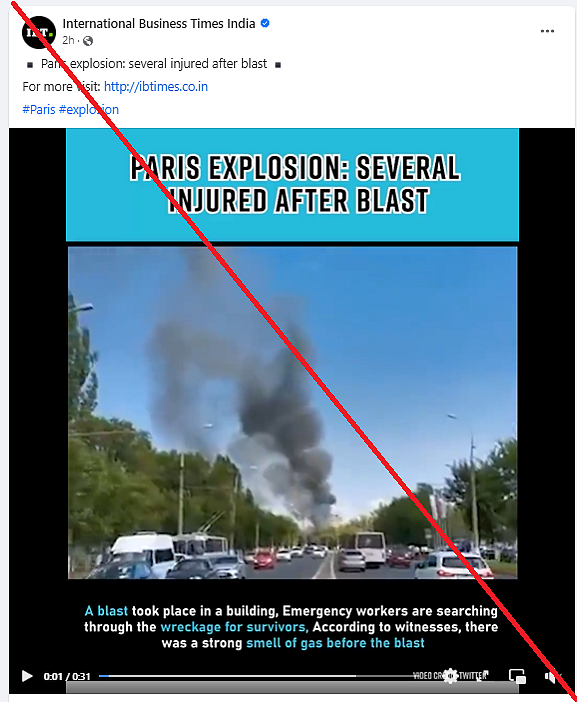 Fact-Check of Paris Explosion: Old Video Shared as Recent Visuals of ...