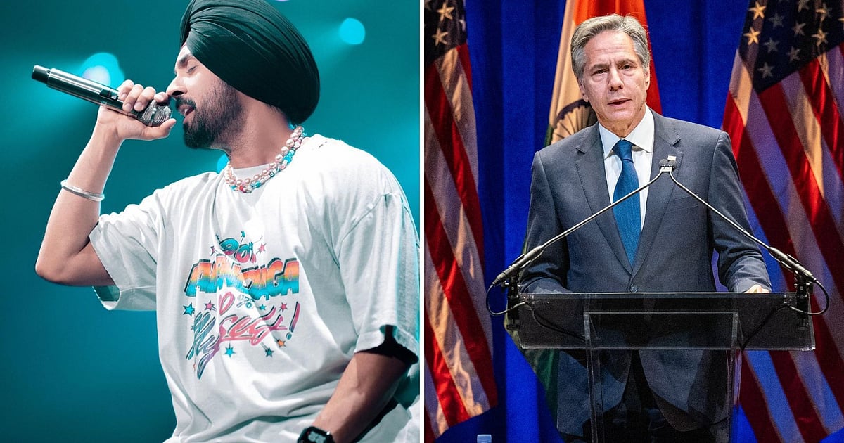 Diljit Dosanjh Reacts as US Secretary of State Speaks About America's ...