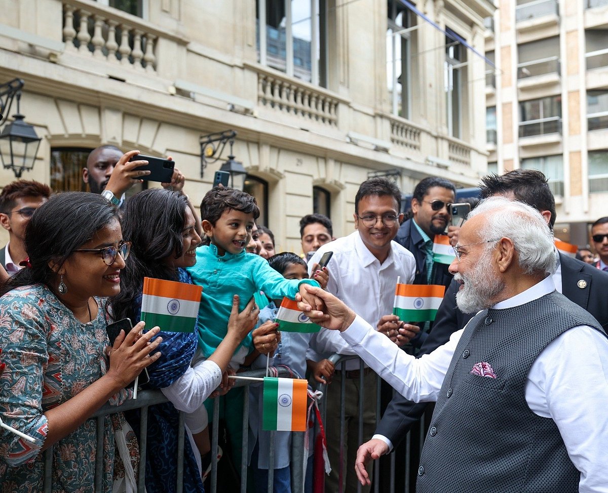 In Photos: Prime Minister Modi's First Day in France