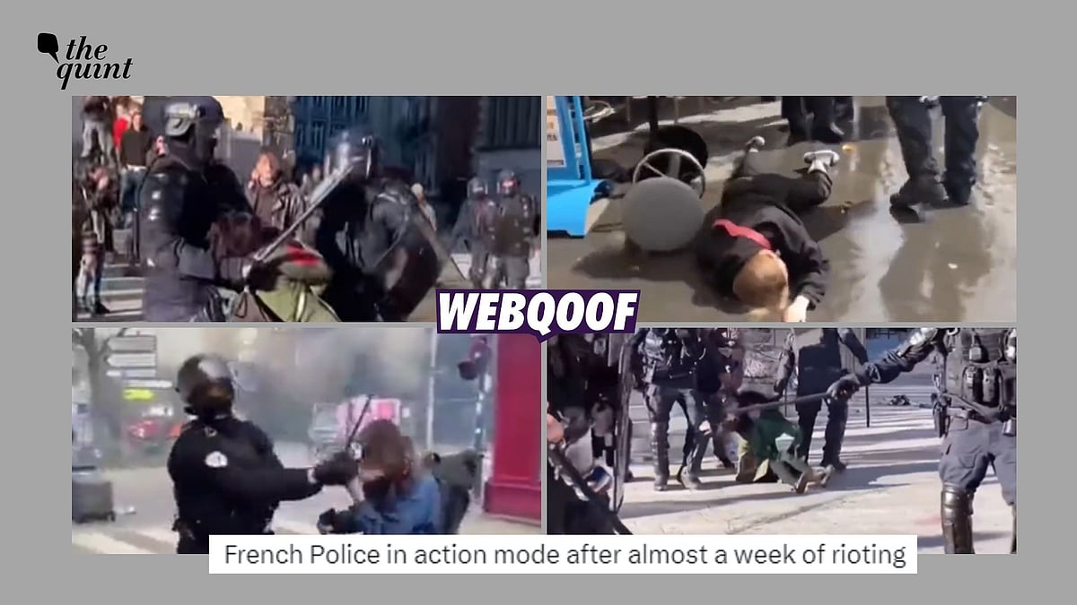 Fact Check of France Riots: Old Visuals of Police Beating Protestors ...