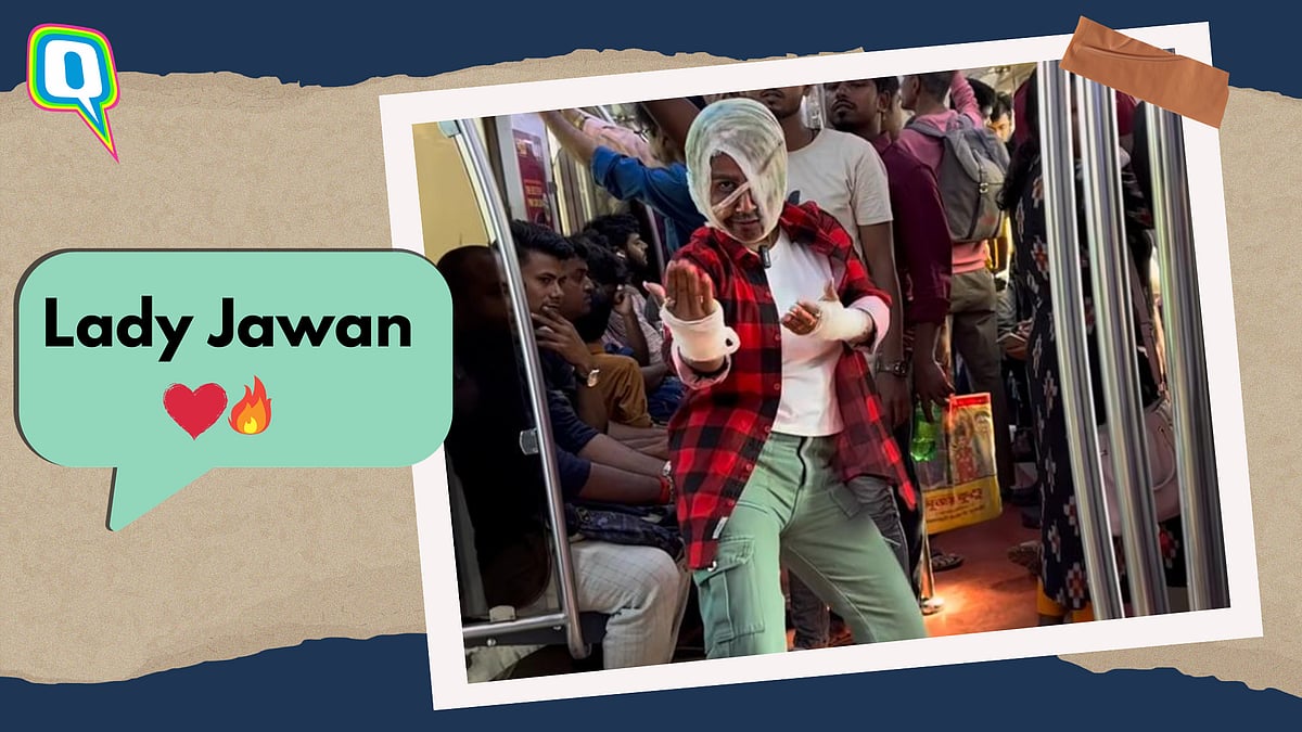 'Lady Jawan': Viral Clip Shows Woman Recreating SRK's Metro Dance In ...