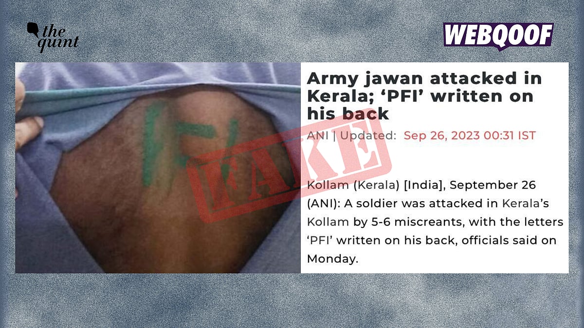 Fact-Check | Army Jawan Files Fake Complaint of Being Attacked by PFI Supporters in Kerala’s Kollam