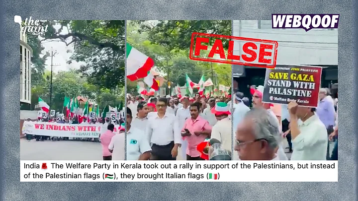 Fact-Check: Video of Welfare Party of Kerala’s Pro-Palestine March Does ...