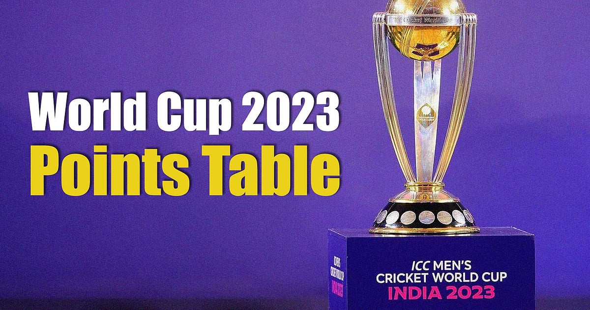Cricket World Cup 2023 Points Table: India Ranks 1st After Defeating ...
