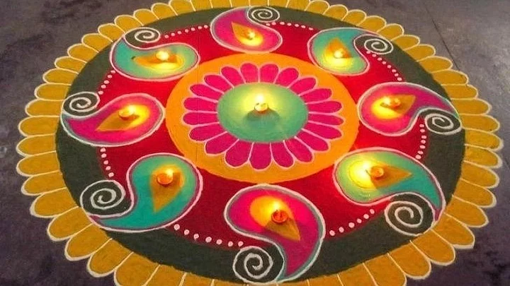 Diwali Rangoli Design 2023: Simple Rangoli Designs You Can Try at Home ...