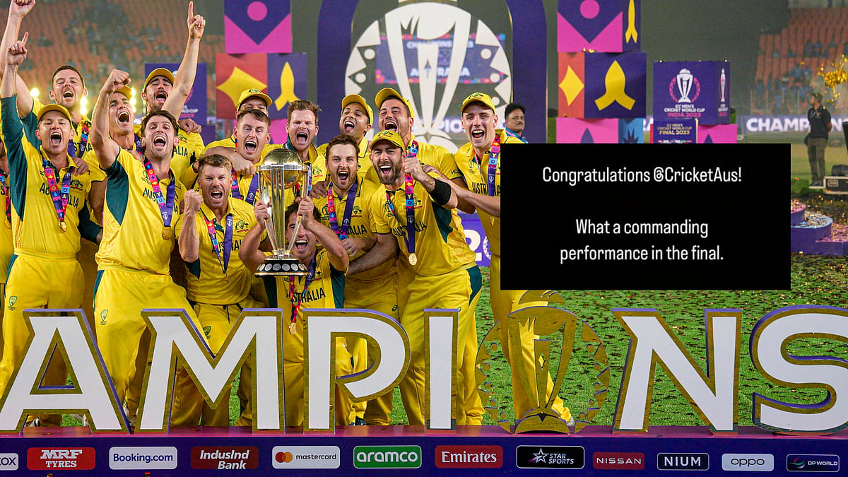 Babar Azam Congratulates Australia on a "Commanding Win" in Final ...